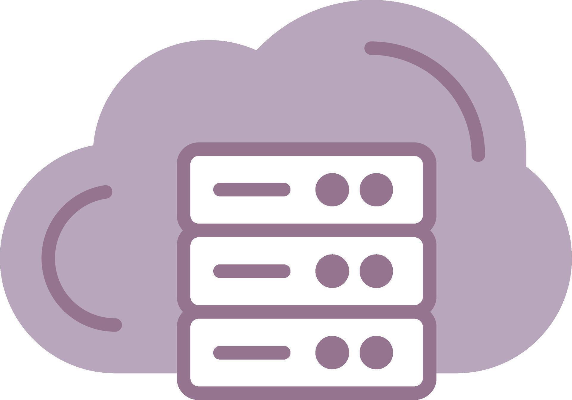 Cloud Database Bold Frame Module 71255748 Vector Art at Vecteezy