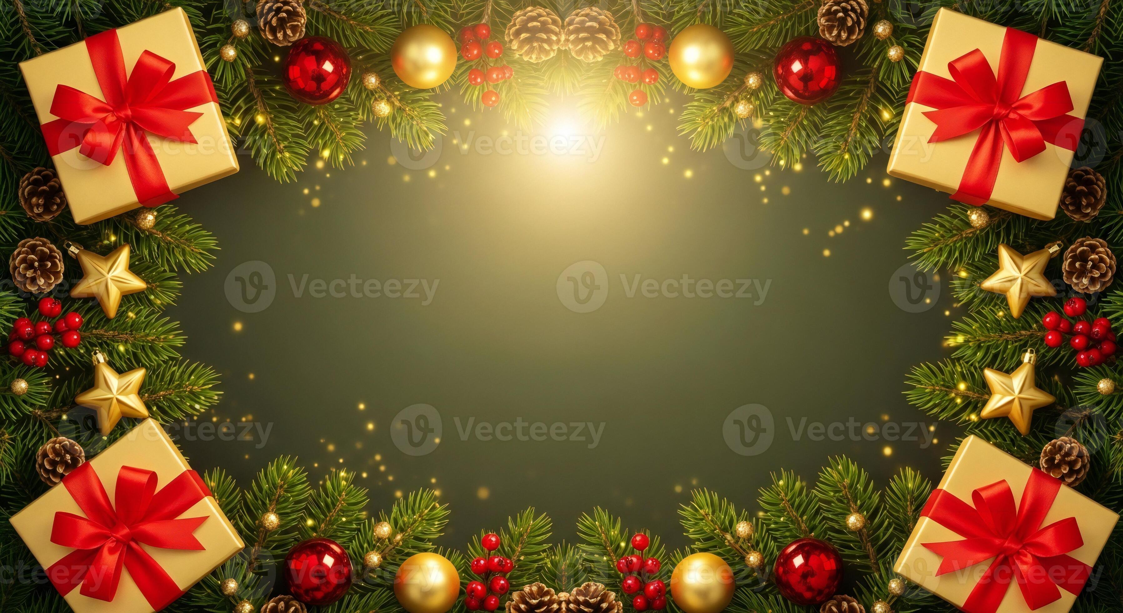 Christmas background, Christmas wallpaper, Festive Christmas border ...