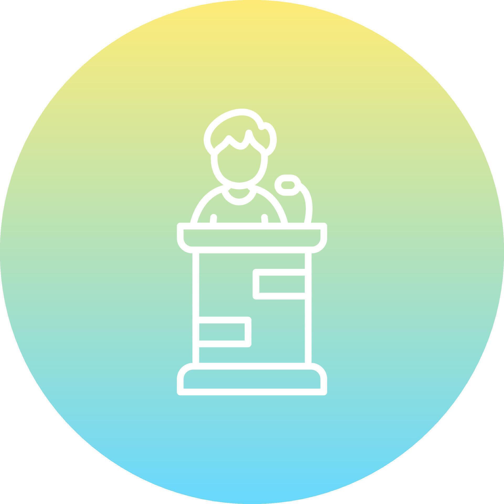 Lecture Podium Optimized User Experience Asset 71705576 Vector Art at ...