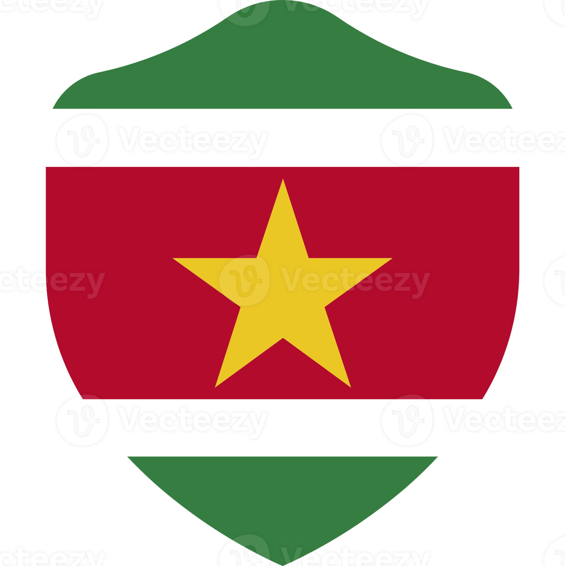 Suriname Flag On Shield Shape 72364835 PNG
