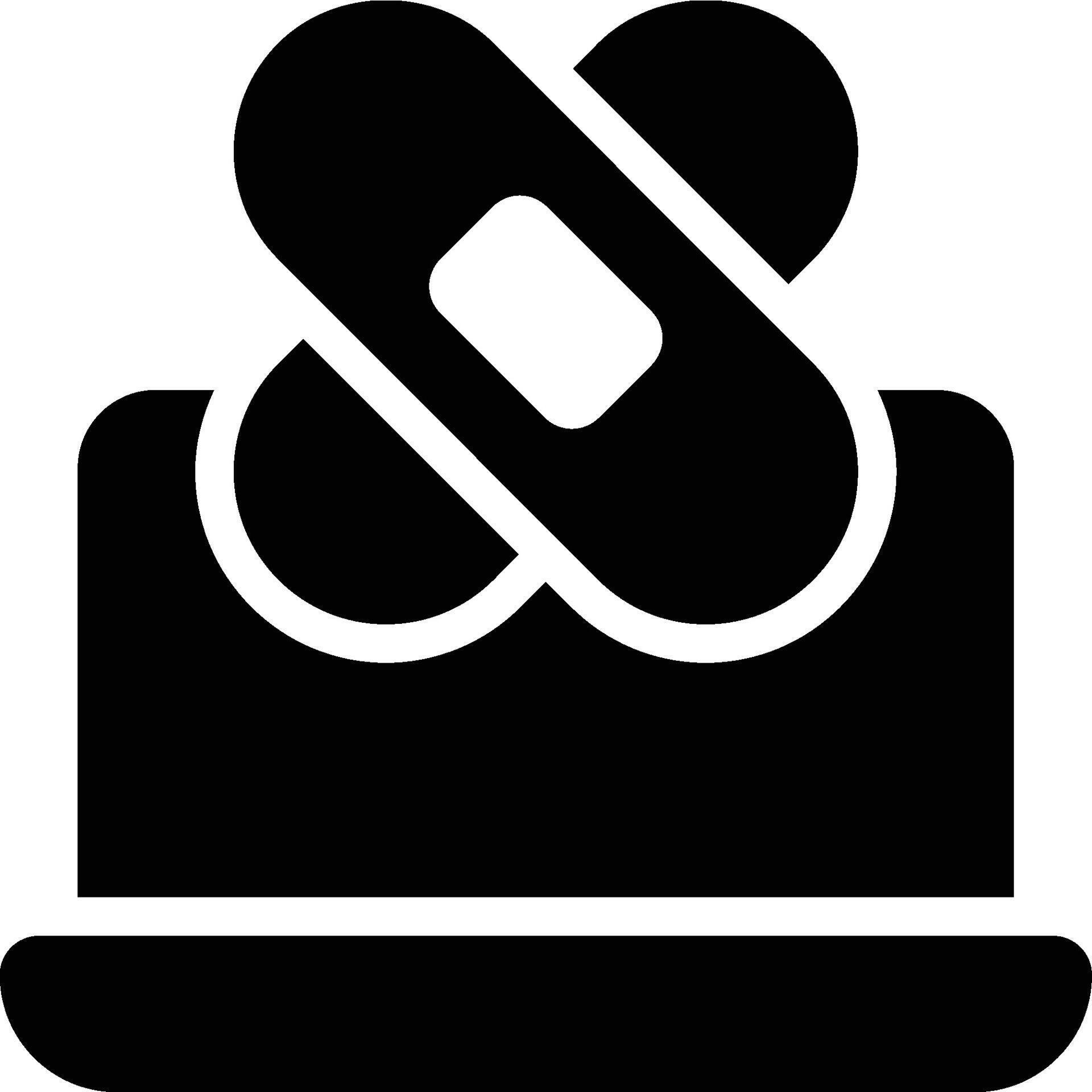 Patch, Repair, Fixing Glyph Solid Icon 72579708 Vector Art at Vecteezy