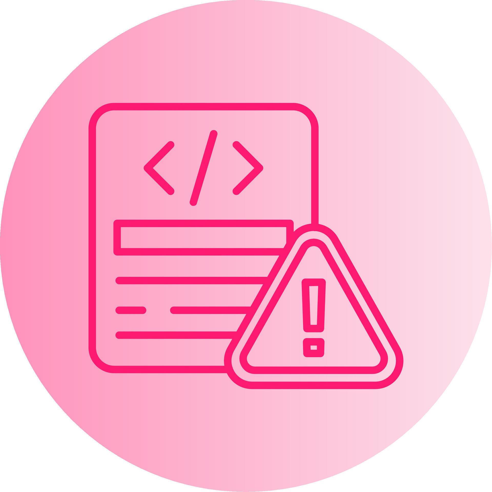 JavaScript Execution Error Gradient Two Tone Circle 72631197 Vector Art ...