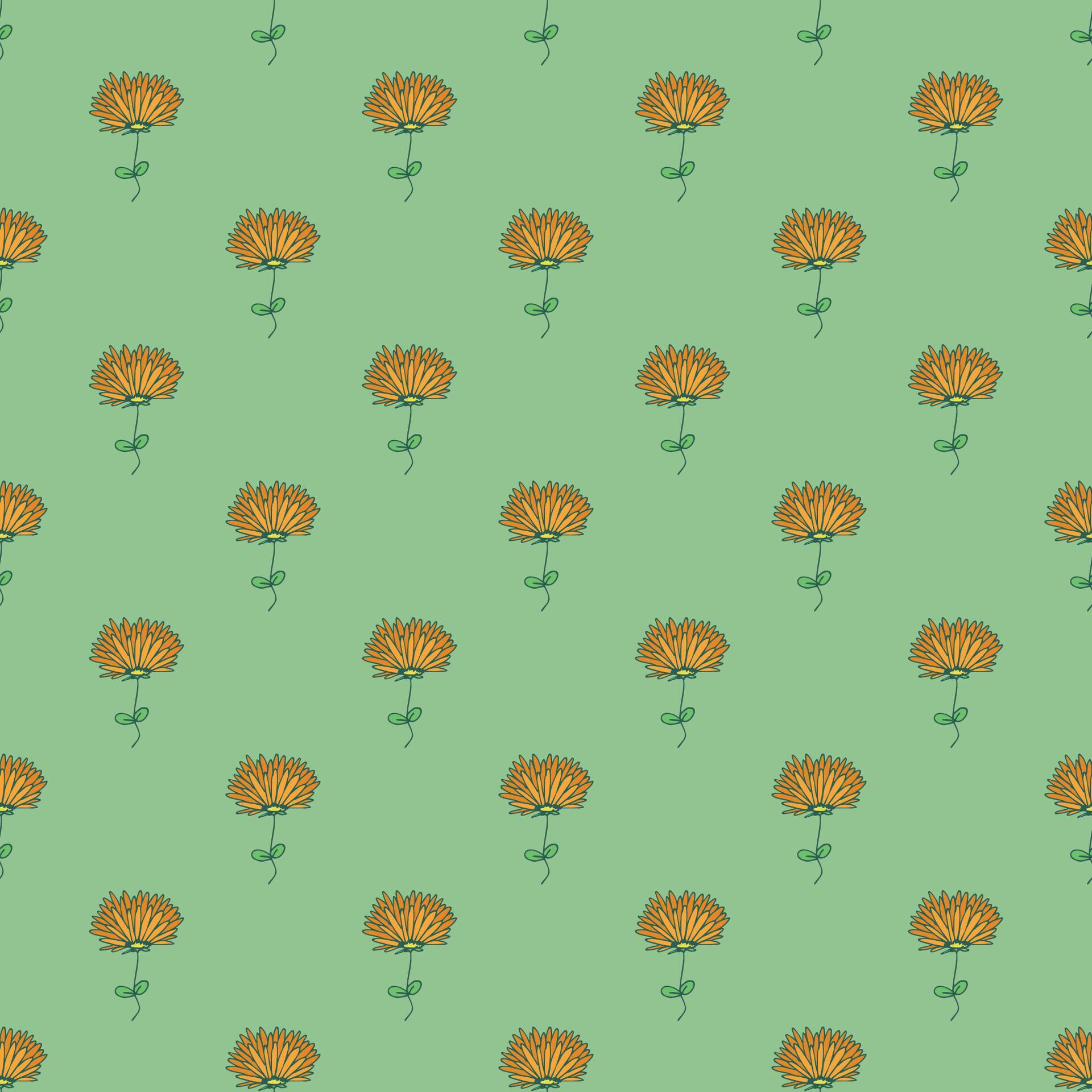 Summer seamless pattern with flowers doodle for decorative print ...