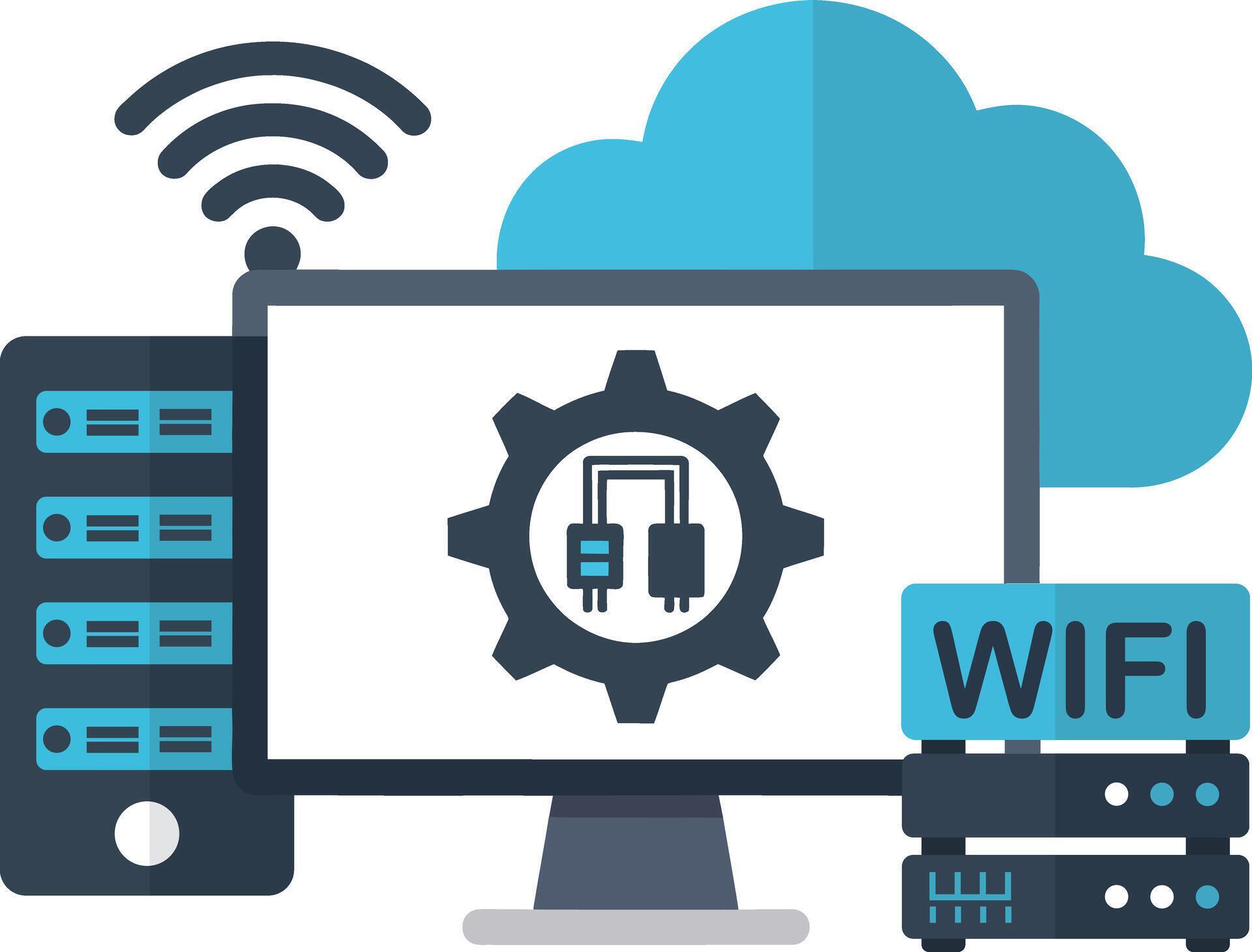 Cloud computing network server technology concept illustration 73199759 Vector Art at Vecteezy