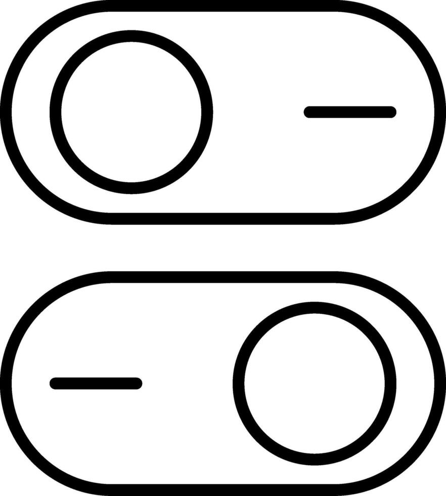 Toggle Switch Button 73670957 Vector Art at Vecteezy