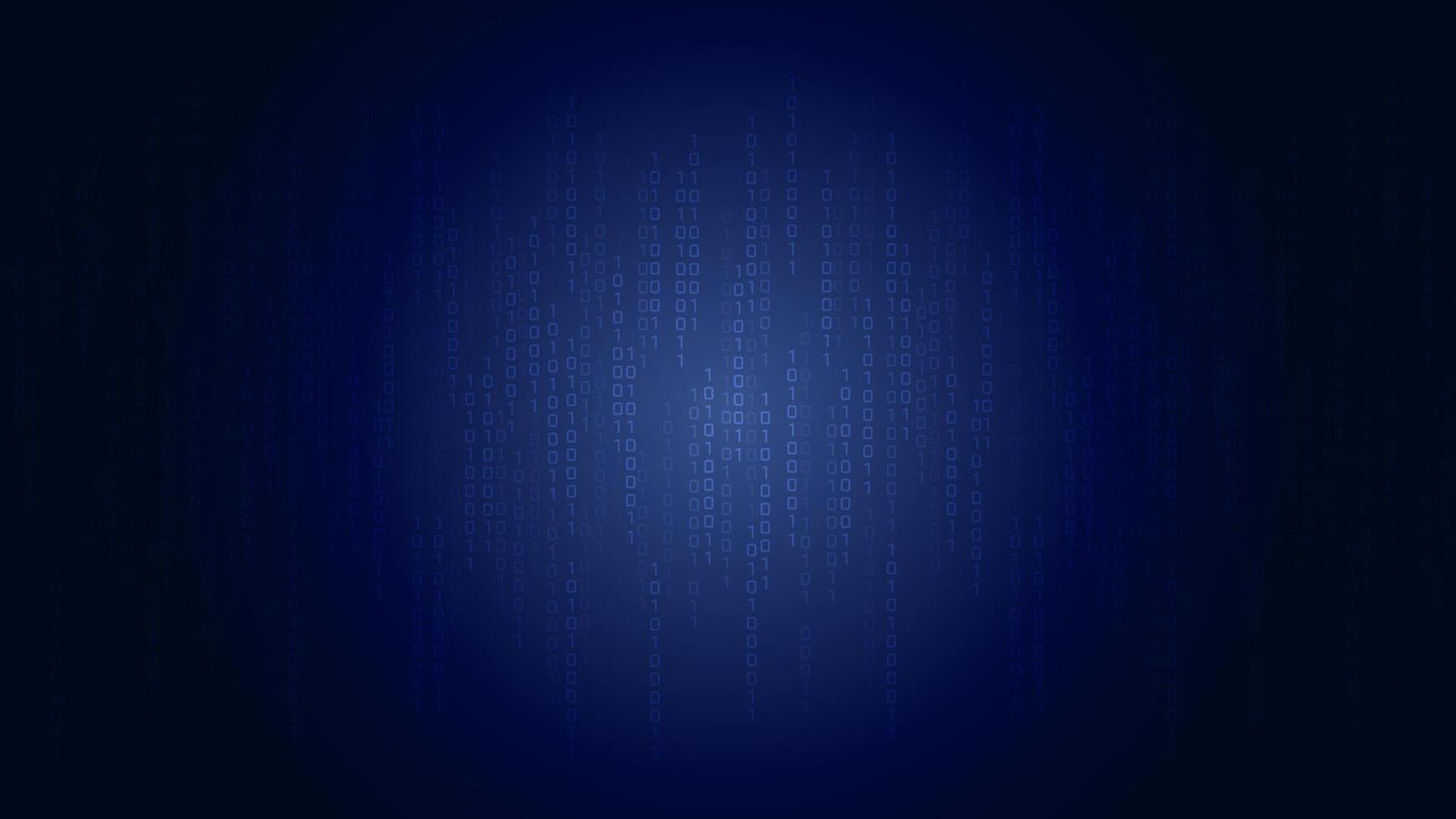 Blue Binary Code Digital Background with Text Space 73771717 Vector Art at Vecteezy