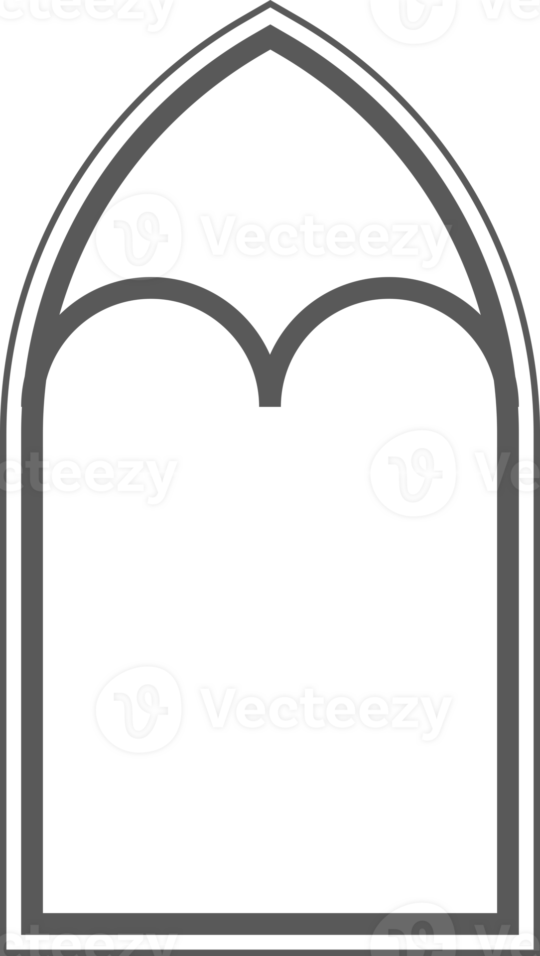Church gothic window with arched frame and stained glass. Cathedral ...