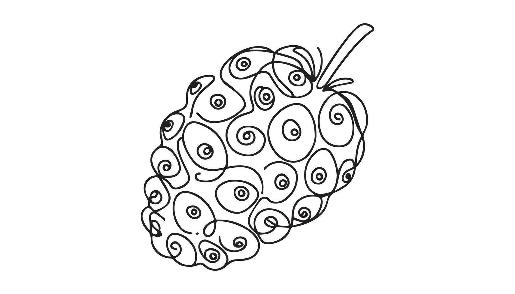 a black and white drawing of a pine cone 73928323 Vector Art at Vecteezy