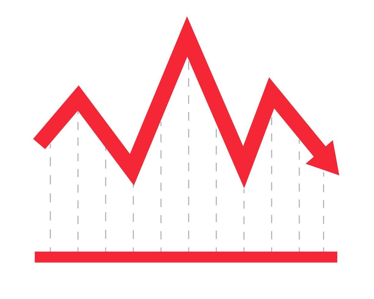 Downward Trend Line Vector Art, Icons, and Graphics for Free Download