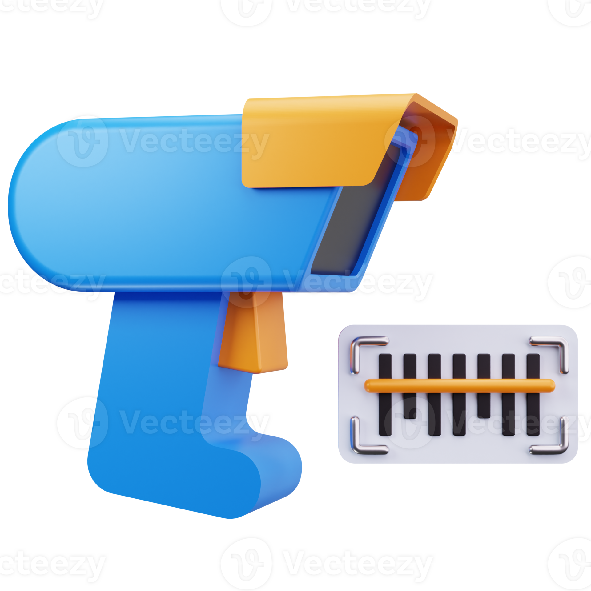 Modern Barcode Scanner for Efficient Inventory Management 74021323 PNG