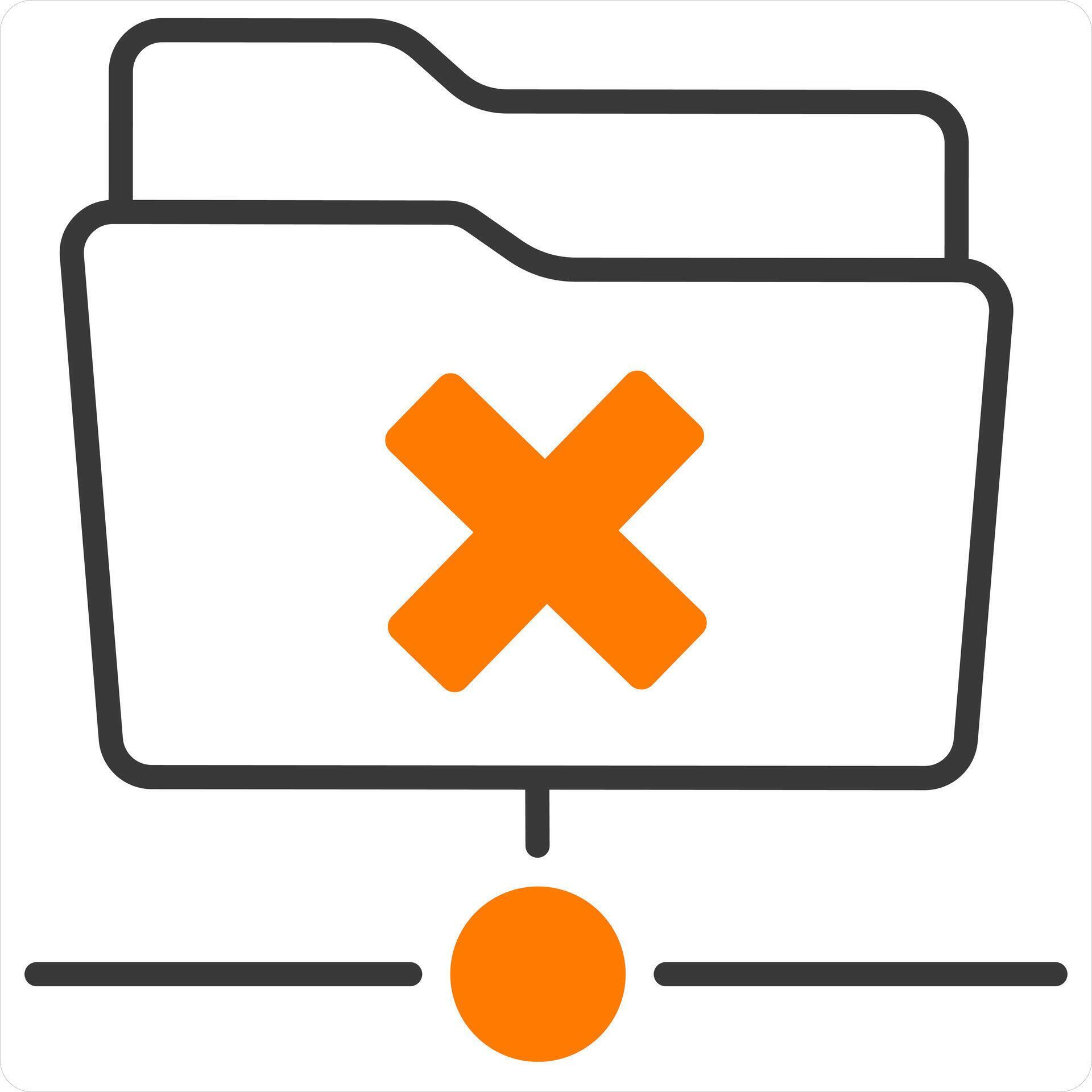 Wrong Folder and Error 74122593 Vector Art at Vecteezy