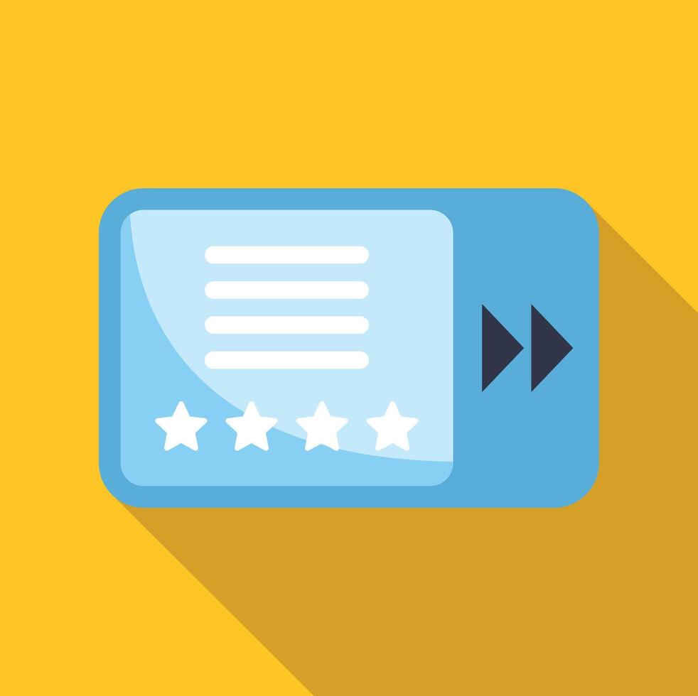 Music player interface showing playlist and rating stars 74350475 Vector Art at Vecteezy