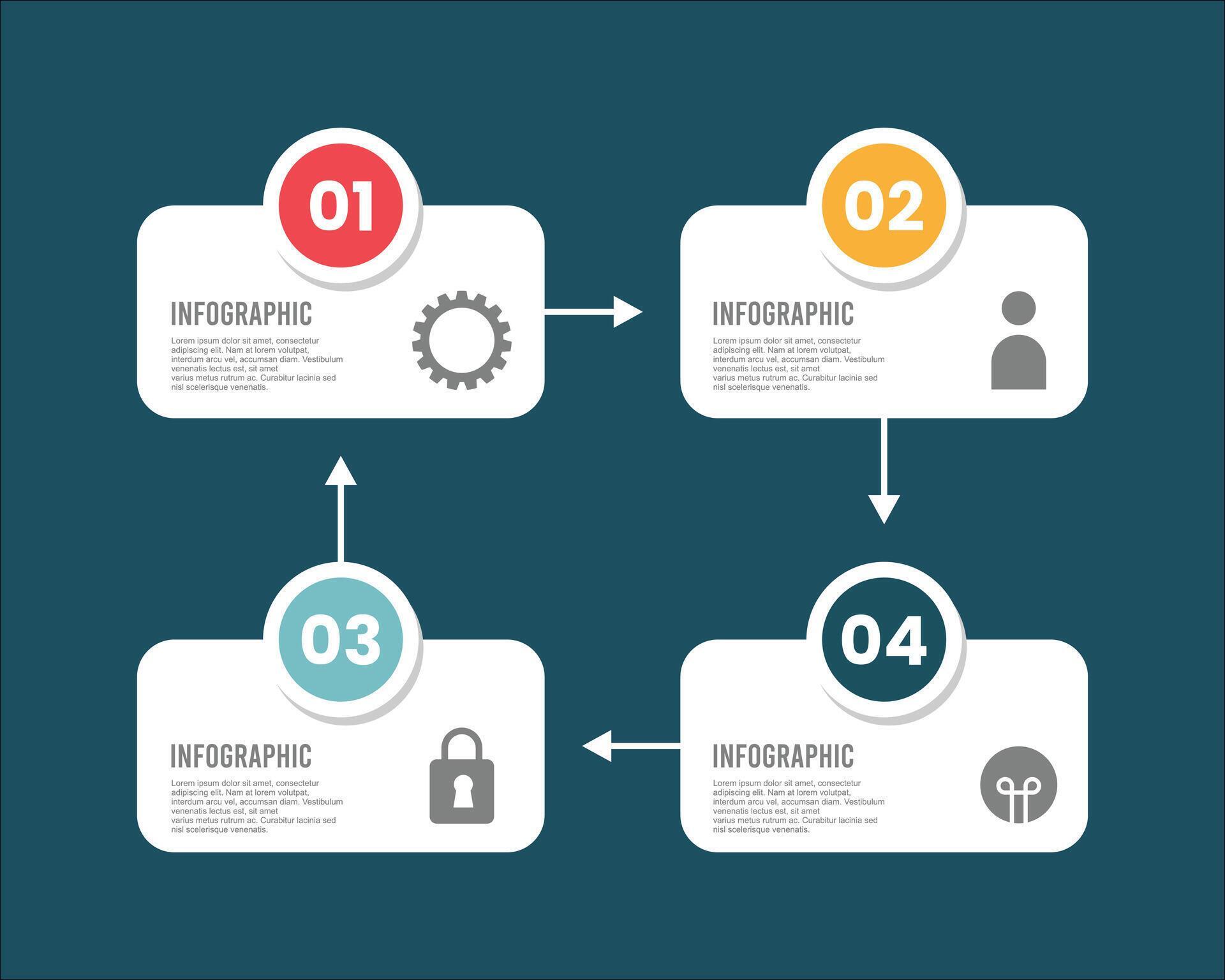 Professional business infographic for modern presentations and data ...
