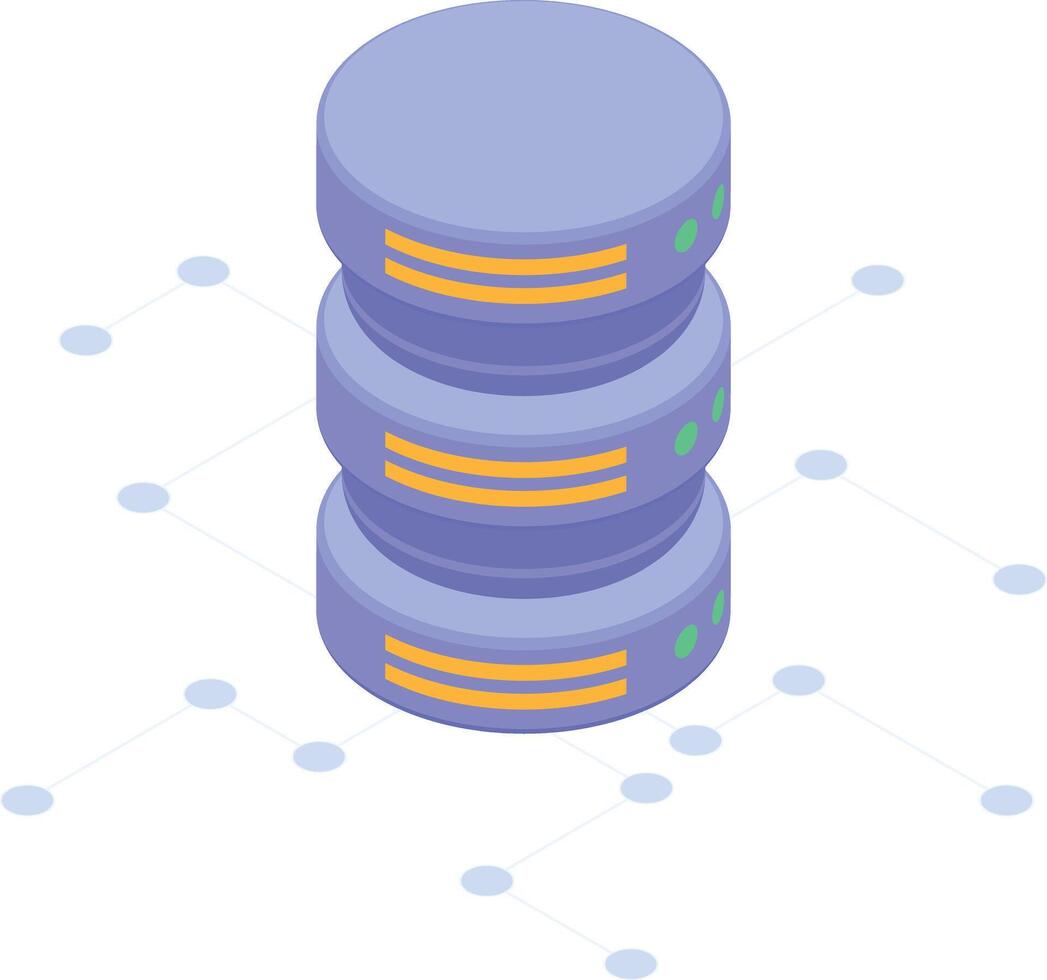 Data Server Storage Stack Isometric Icon 74574371 Vector Art at Vecteezy