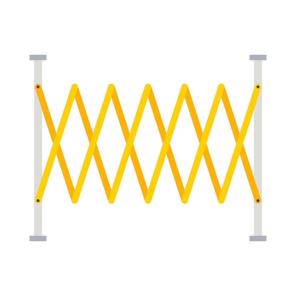 Closed road barrier with a stop sign blocks entry to a parking area ...