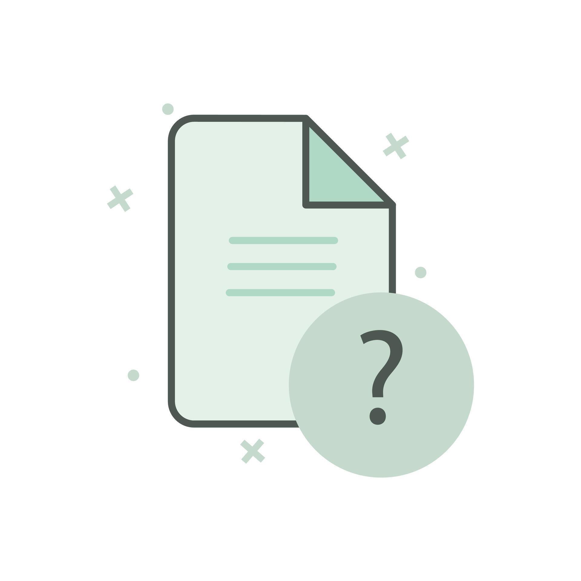 Empty documents, unknown data, difficult to access data 74814071 Vector ...