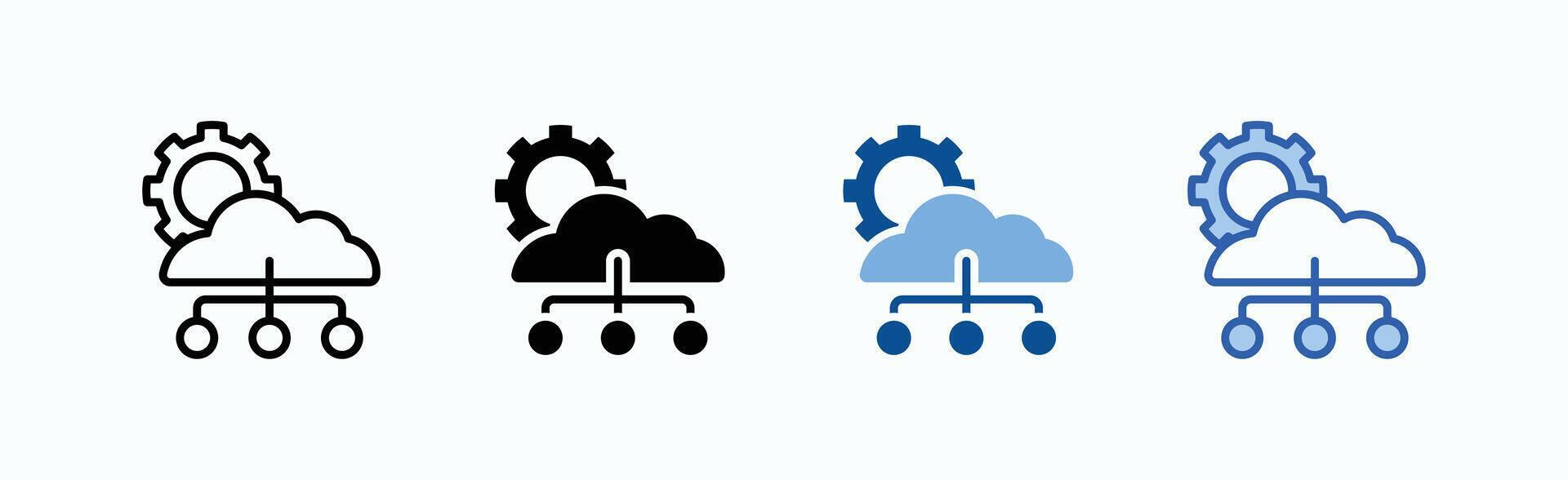 Cloud Computing Icon Sheet 75649330 Vector Art at Vecteezy