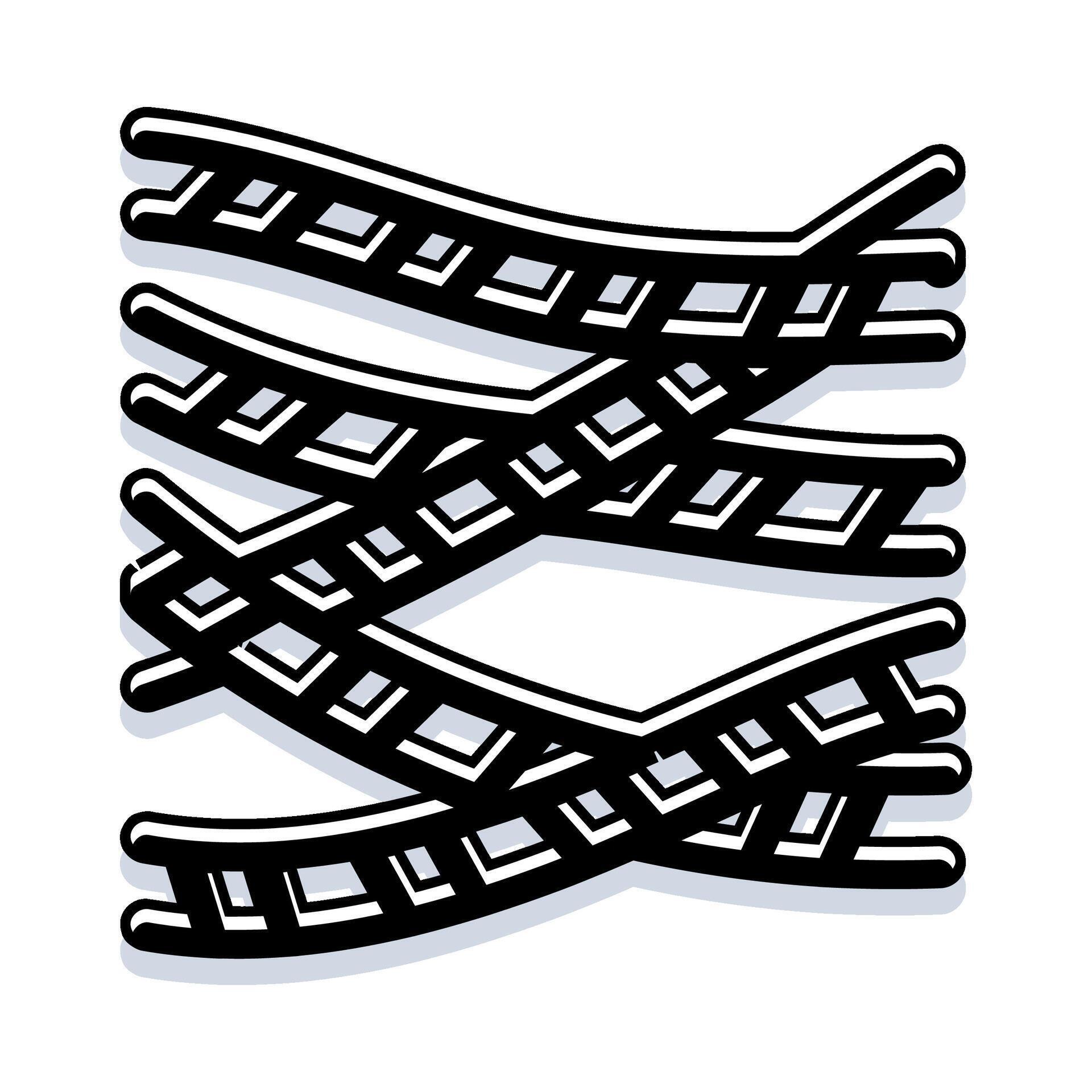 Complex ladders creating a confusing path concept 78617474 Vector Art ...
