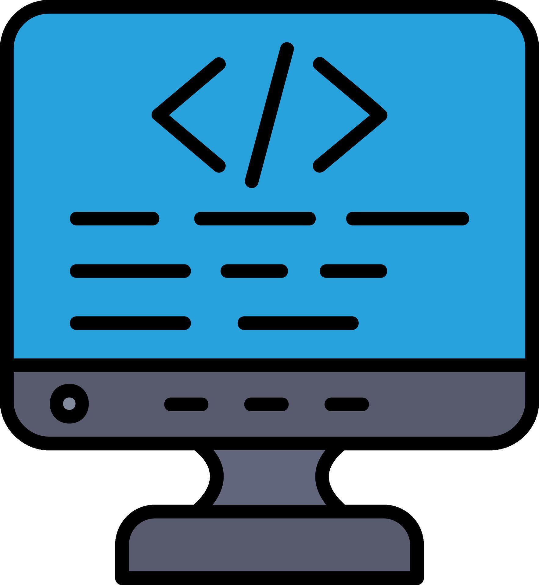 Development Logic Script Software Code Programming 79676142 Vector Art ...
