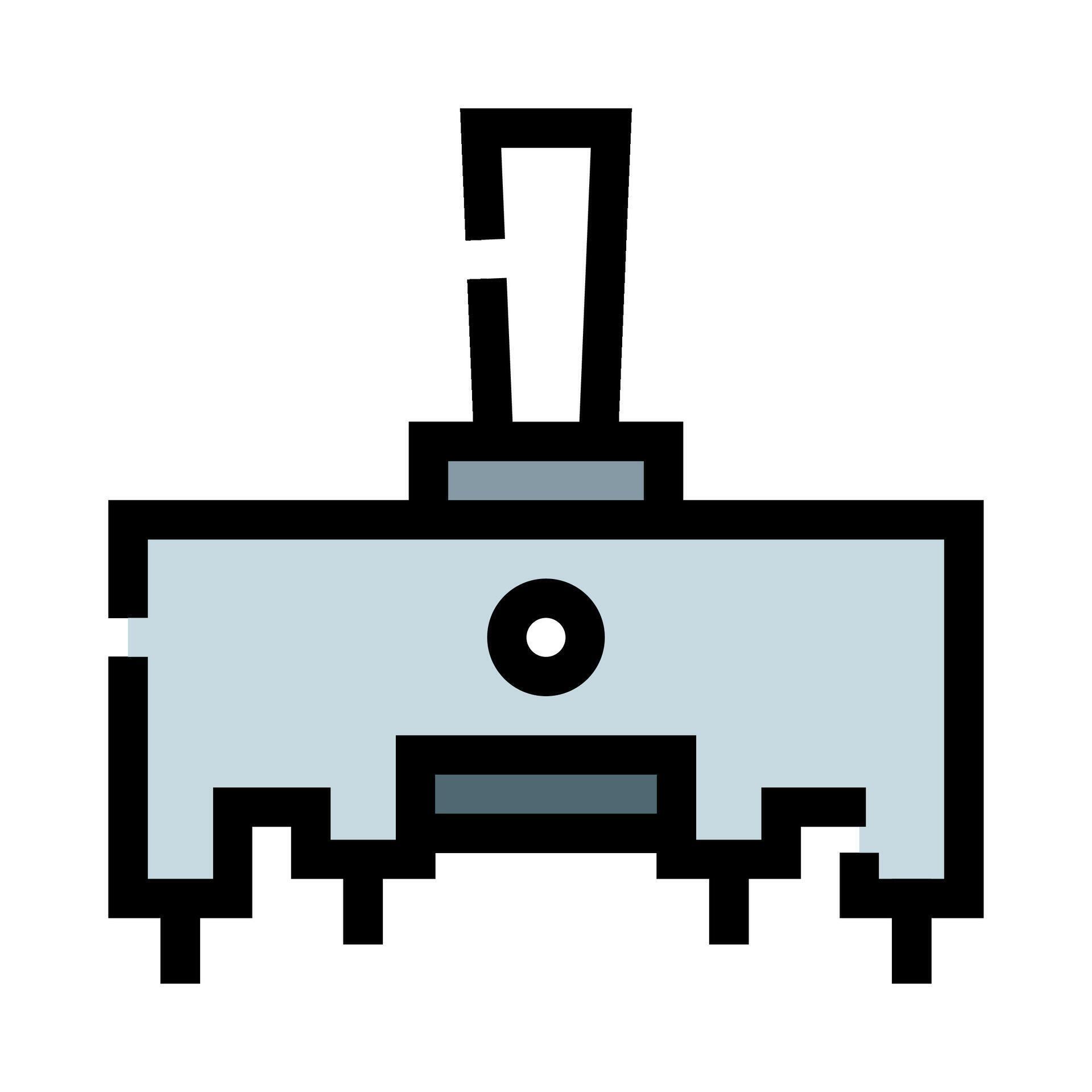 Electronic toggle switch control component icon 80371014 Vector Art at ...