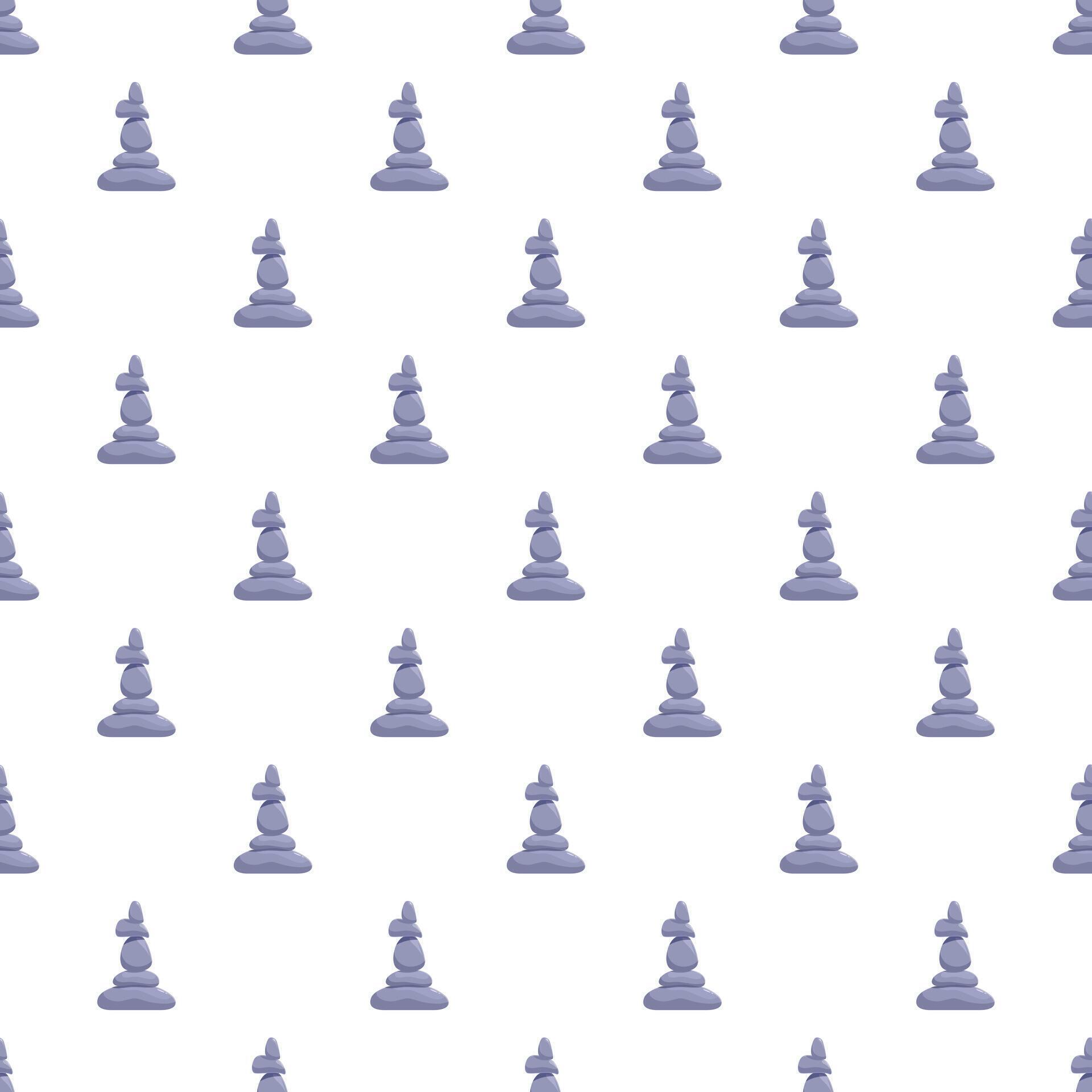 Repeating zen stone pebble stack pattern 80704573 Vector Art at Vecteezy