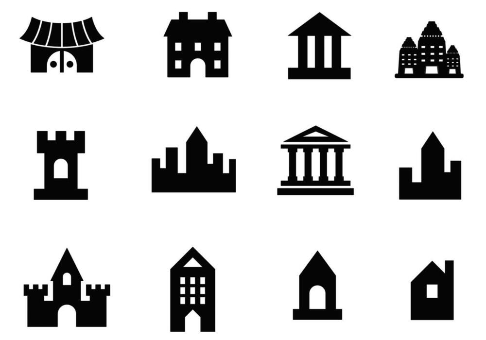 Architecture Icons Vector Art, Icons, and Graphics for Free Download