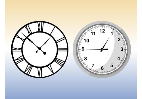 Free Clocks Vector - Download Free Vector Art, Stock Graphics & Images