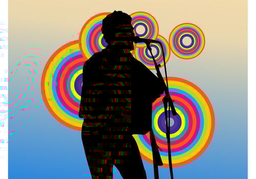 Cheerful People Singing - Download Free Vector Art, Stock Graphics & Images