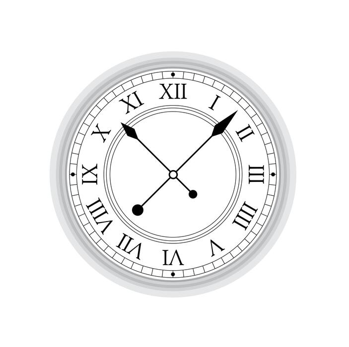 Roman Clock Vector Art, Icons, and Graphics for Free Download