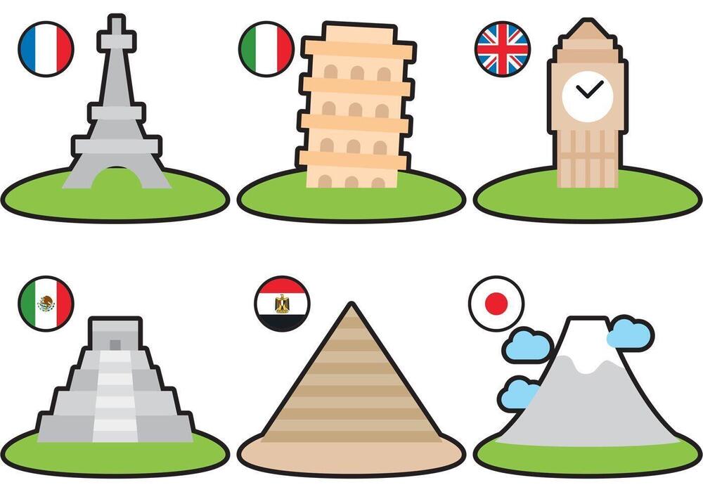 Europe Monuments Vector Art, Icons, and Graphics for Free Download