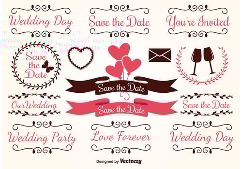 Hand Drawn Wedding Wreaths - Download Free Vector Art, Stock Graphics ...