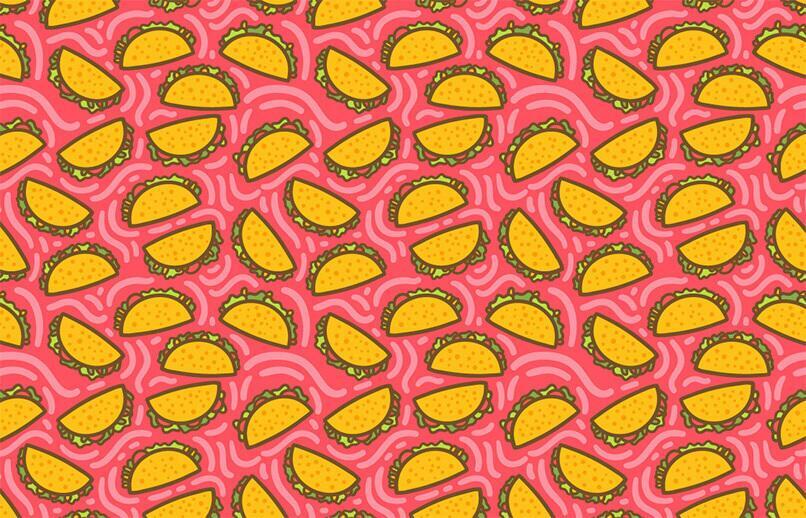 Taco Pattern Vector Art, Icons, and Graphics for Free Download