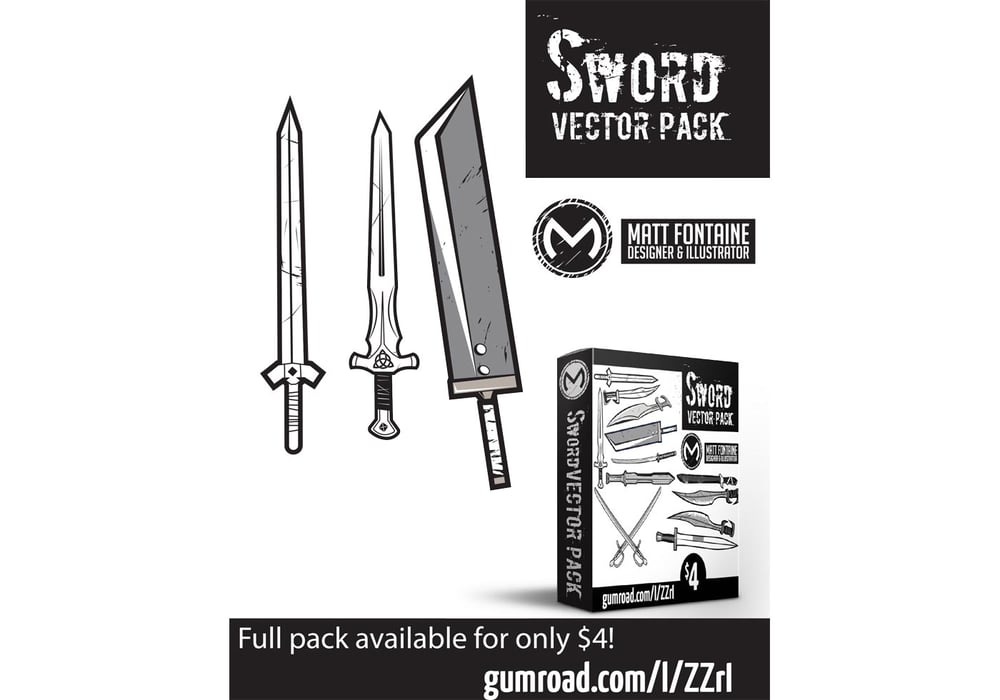 Sword Free Vector Art - (2061 Free Downloads)