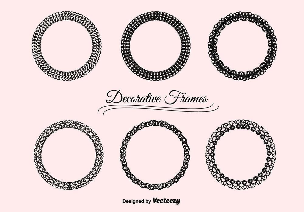 Decorative Circle Border Vector Art, Icons, and Graphics for Free Download