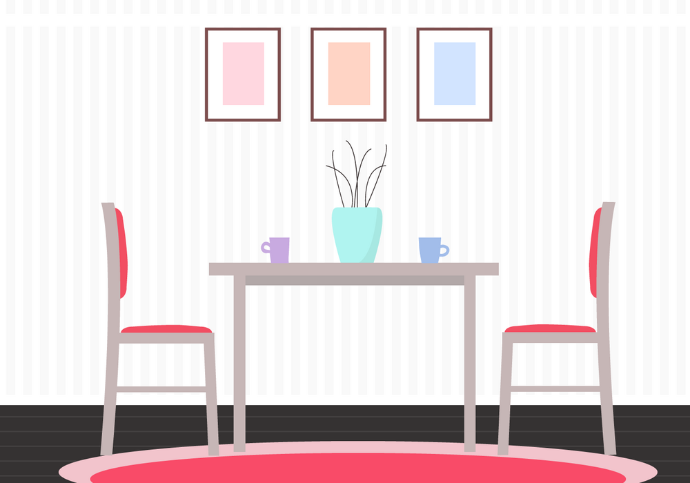 Dining Room Vector Art, Icons, and Graphics for Free Download