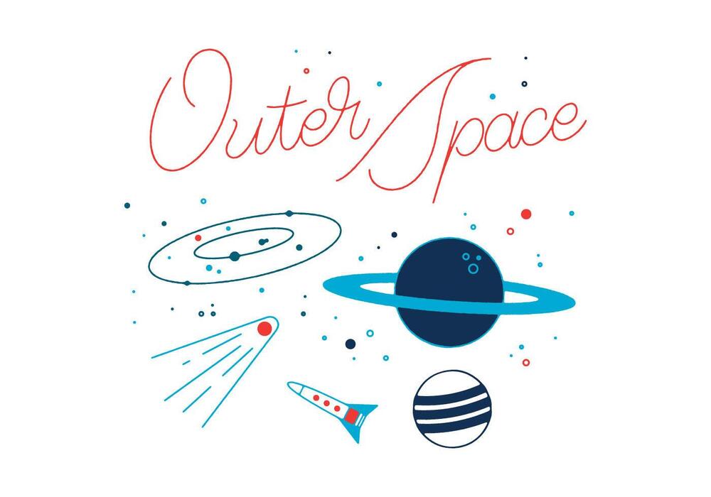 Outer Space Outline Vector Art, Icons, and Graphics for Free Download