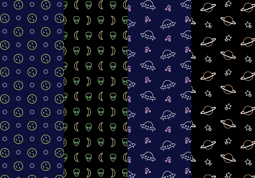 Space Pattern Vector Art, Icons, and Graphics for Free Download