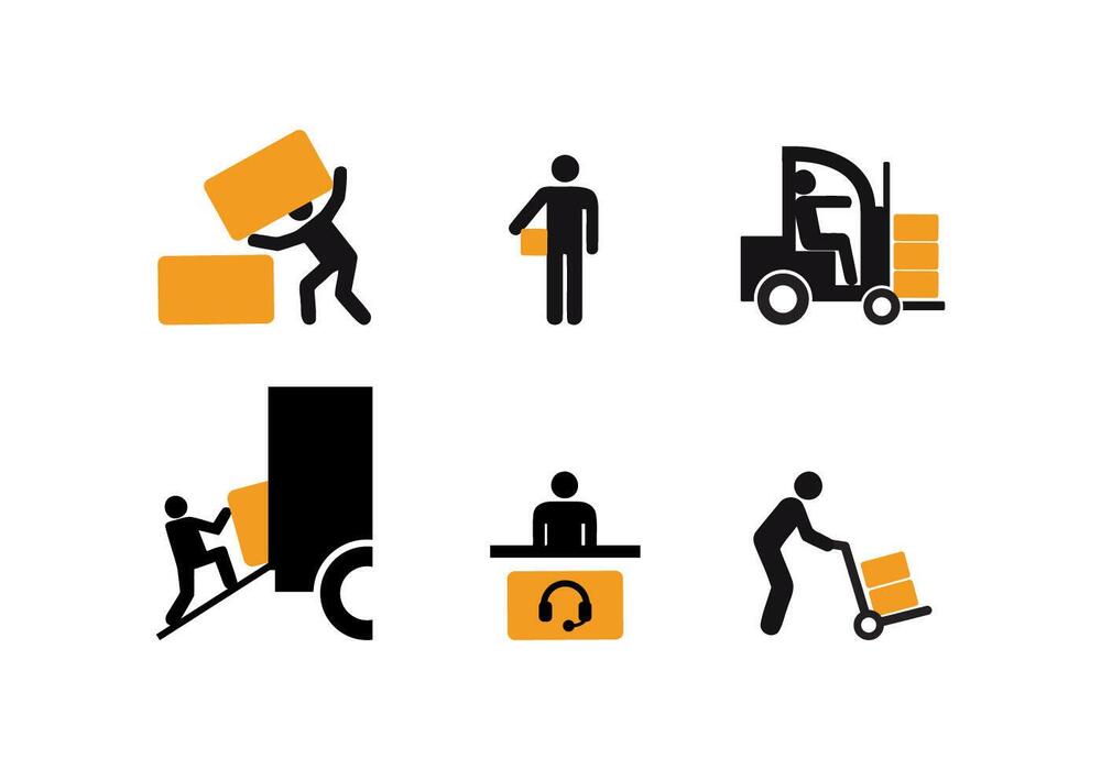 Manual Handling Icon Vector Art, Icons, and Graphics for Free Download
