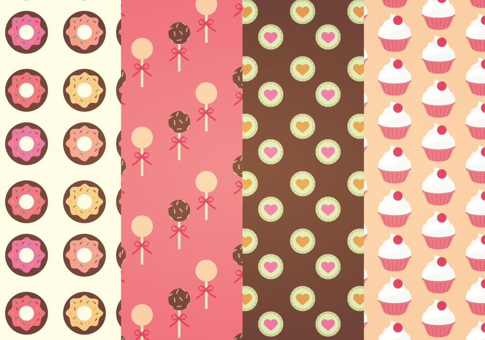 Confectionery Pattern Vector Art, Icons, and Graphics for Free Download