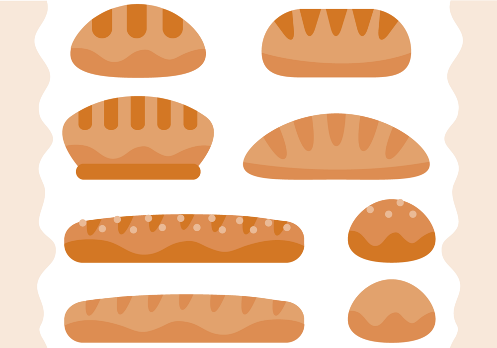 Bread Vector Art, Icons, and Graphics for Free Download