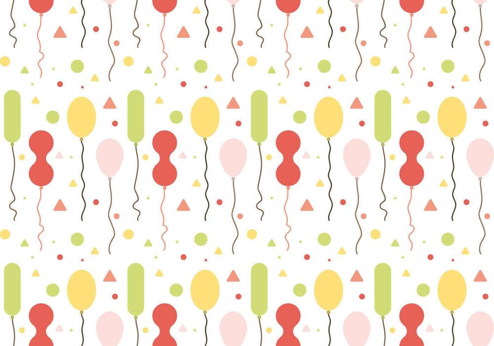 Balloon Pattern Vector Art, Icons, and Graphics for Free Download