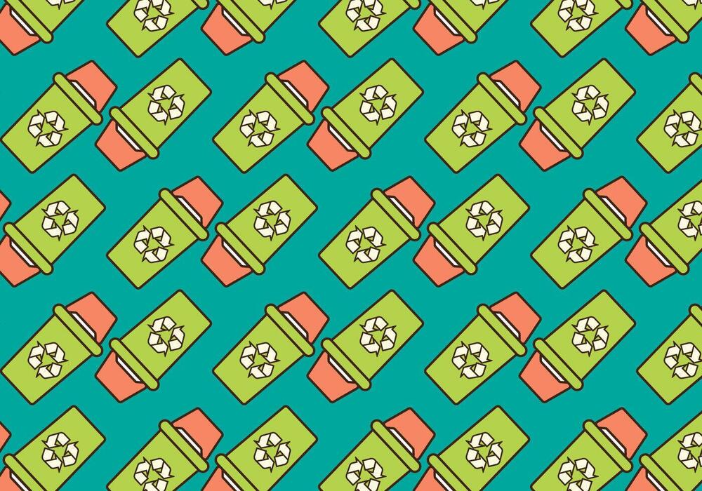 Recycle Pattern Vector Art, Icons, and Graphics for Free Download