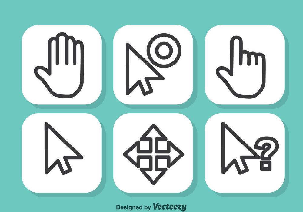 Computer Mouse Cursor Vector Art Icons And Graphics For Free Download