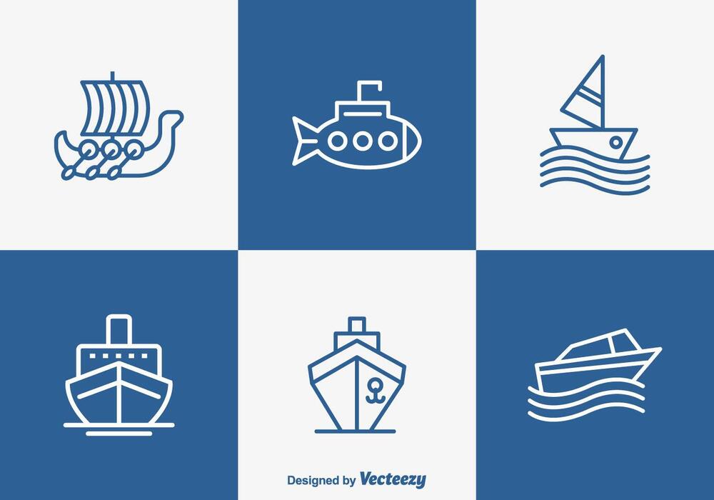 Ship Outline Vector Art Icons And Graphics For Free Download