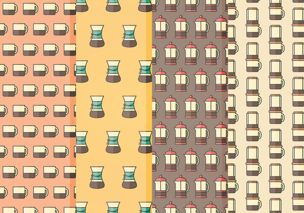 Coffee Cup Pattern Vector Art, Icons, and Graphics for Free Download