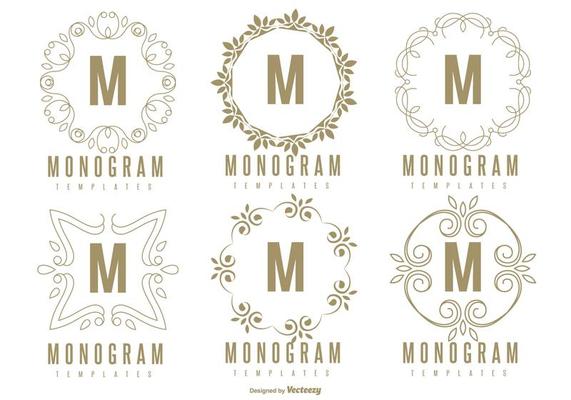 Monogram Logo Vector Art Icons And Graphics For Free Download