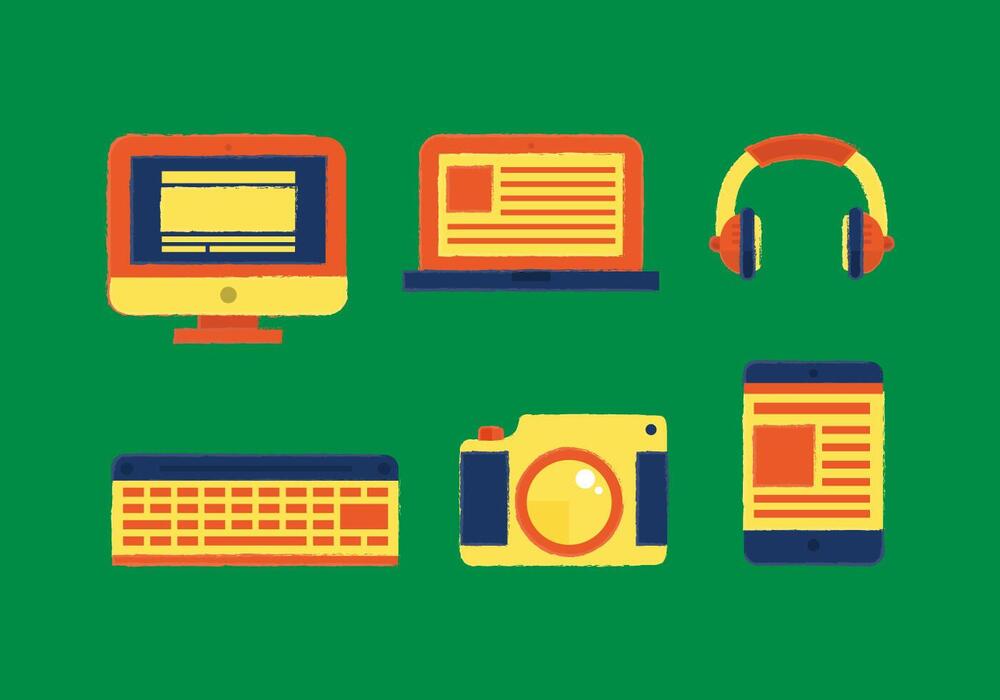 Digital Media Collection Vector Art, Icons, and Graphics for Free Download