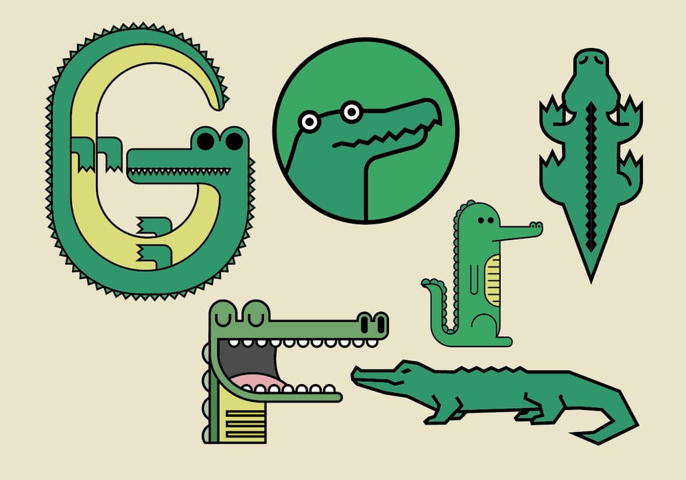 Free Florida Alligator Watercolor Vector - Download Free Vector Art ...