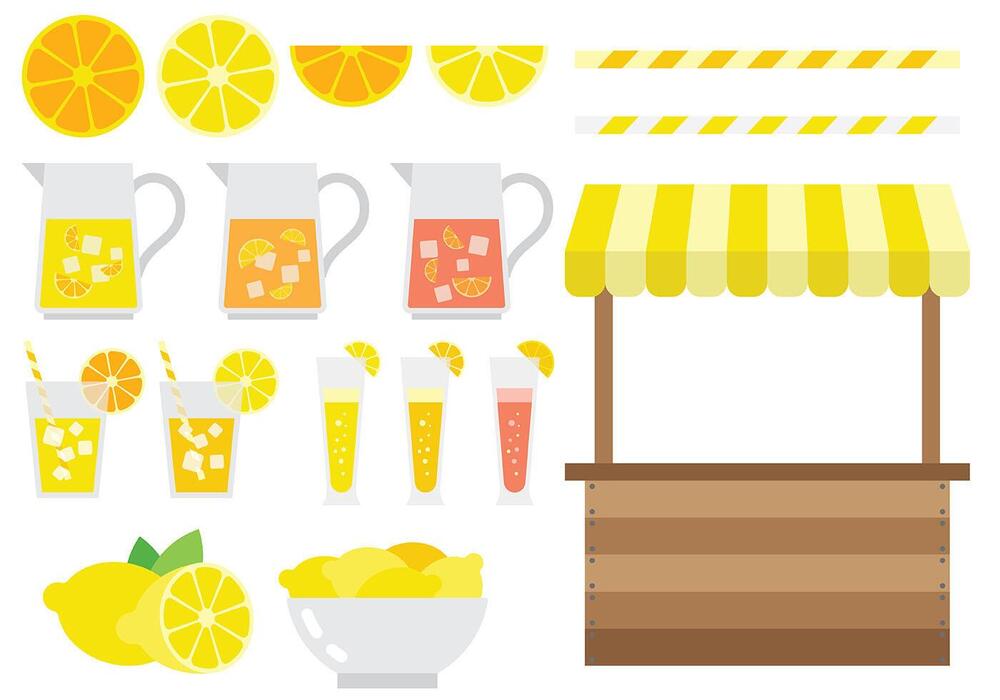 Lemonade Stand Vector Art, Icons, and Graphics for Free Download