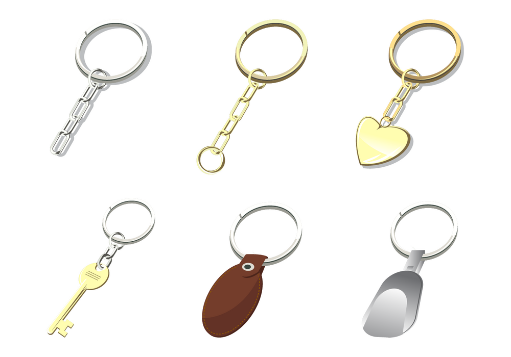 Free Leather Keychains Vector 118764 - Download Free Vectors, Clipart ...